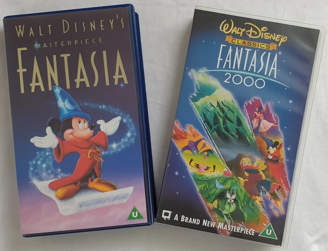 VHS WALT DISNEY'S FANTASIA (1940) & FANTASIA 2000 £4.95 - PicClick UK