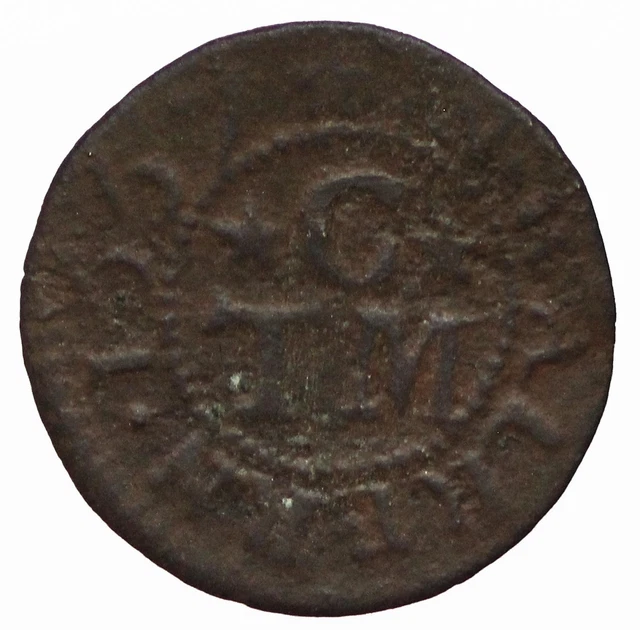 HERTFORDSHIRE WALKERN 17TH C. Farthing Token 1667 Thomas Chapman W 199 ...