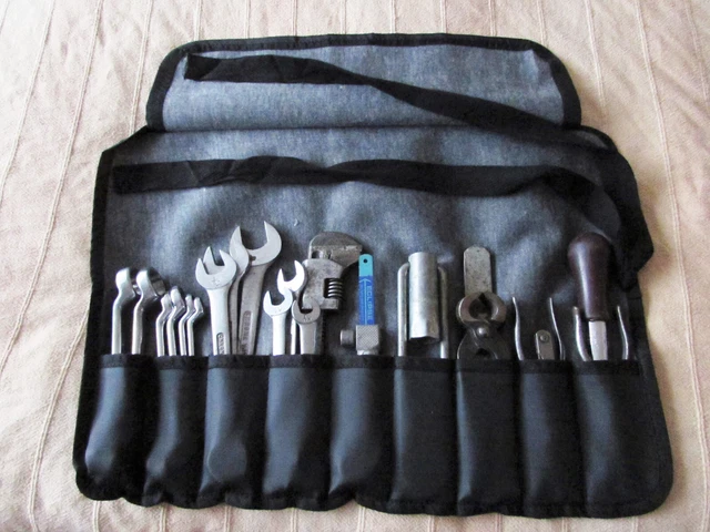 CLASSIC MOTORISTS TOOL Kit Set Wrap Roll Suitable for Historic Vintage ...