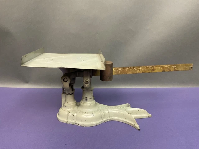 VINTAGE ANTIQUE CAST Iron FAIRBANKS Scale Property U.S.P.O. DEPT. Crow ...