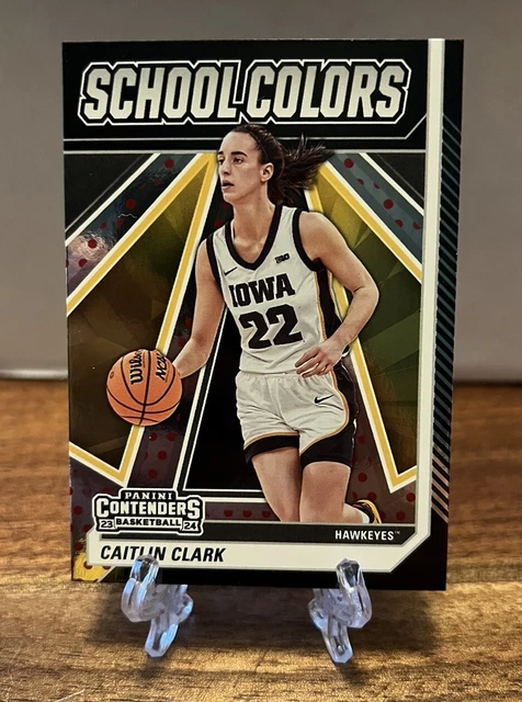 2023 CAITLIN CLARK Collection Caitlin Clark School Colors Red Dots ...