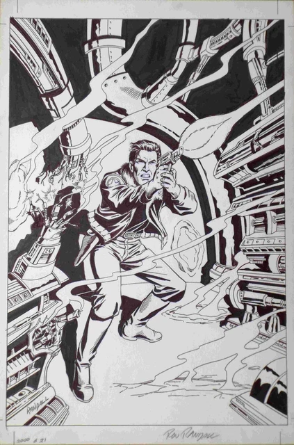 2000AD DAN DARE original artwork for Q.C No.21. By Ron Randall £350.00 ...