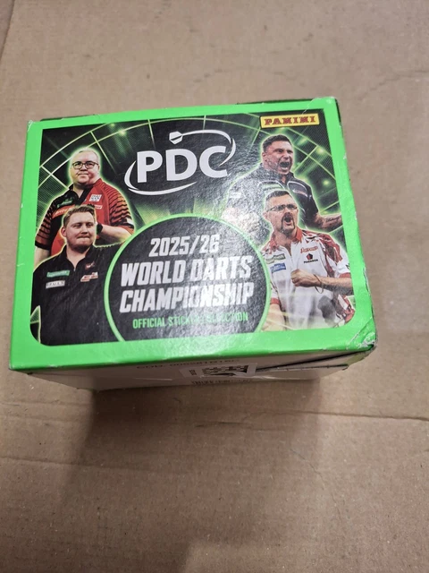 PANINI PDC WORLD Darts Championship Sticker Collection 2025/26 36 packs ...