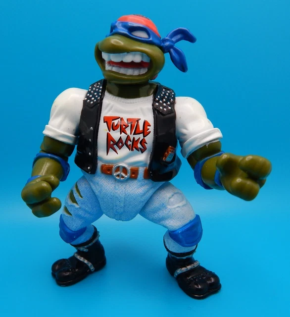 VINTAGE 1991 TMNT Classic Rocker Leo Leonardo Teenage Mutant Ninja ...