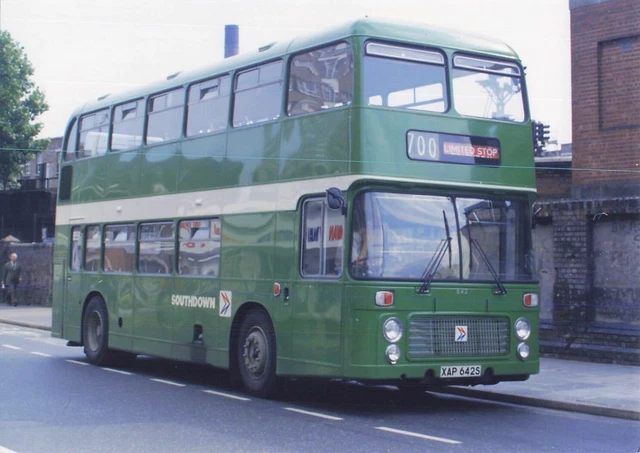 COLOUR BUS PHOTO - Double Decker Bus - Route 700 SOUTHDOWN £1.45 ...