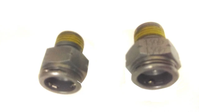 4L60E PUSH IN Cooler Line Fitting New (2 PC Set) GM Transmission 4L65E ...