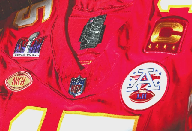 PATRICK MAHOMES 5-PC Set: Super Bowl Lviii + 4-STAR C-Patch + NFL Tab ...