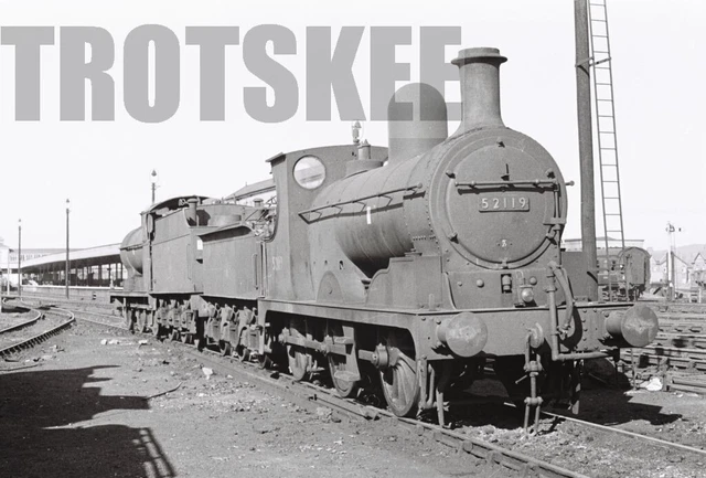 35MM NEGATIVE BR British Railways Steam Loco 52119 Class LYR27 Rhyl ...