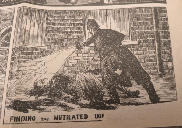 JACK THE RIPPER 1888 NEWS PAPER Police News Old London Mystery Vintage ...