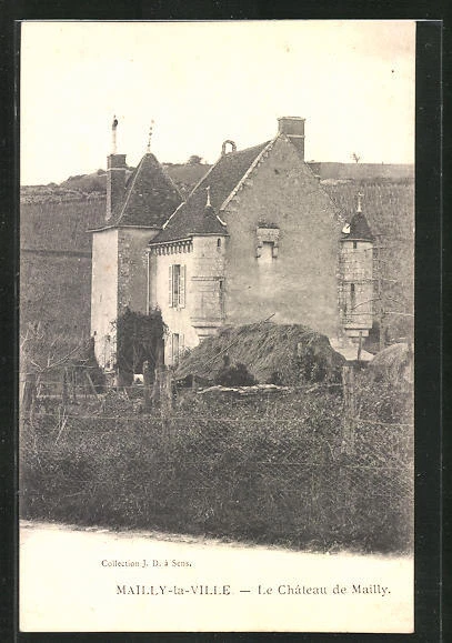 CPA MAILLY-LA-VILLE, LE Chateau de Mailly EUR 4,00 - PicClick FR