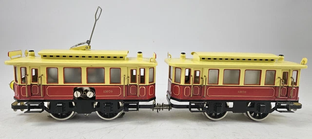 HEHR SPUR 0 Strassenbahn 13070 & Anhänger Ringlinie No. 5 im ...