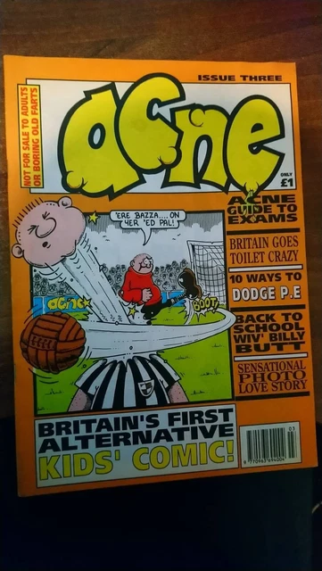 ACNE MAGAZINE ISSUE 3, Extremely rare British comic 1991 £10.08 ...