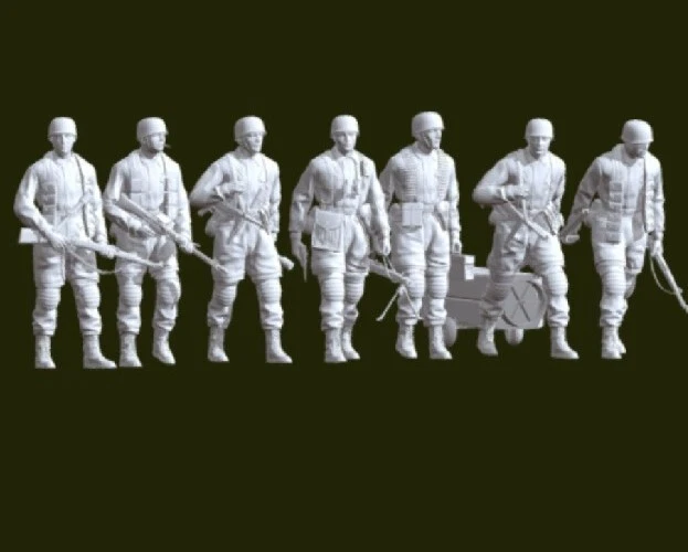 WW2 GERMAN PARATROOPERS Full Set Soldiers 1/35th Resin Printed £19.80 ...