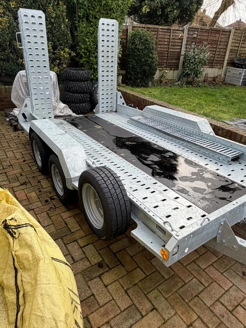 BRIAN JAMES 3.2M x 1.6m Digger Plant Trailer Heavy Duty 3500KG £4,336. ...
