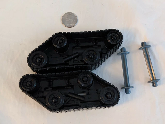 1987 HASBRO GI JOE Cobra Maggot Piezas De Repuesto Ruedas Delanteras ...