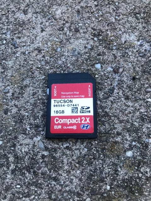 HYUNDAI TUCSON SAT Nav Navigation Sd Card Uk Europe / 96554D7441 ...