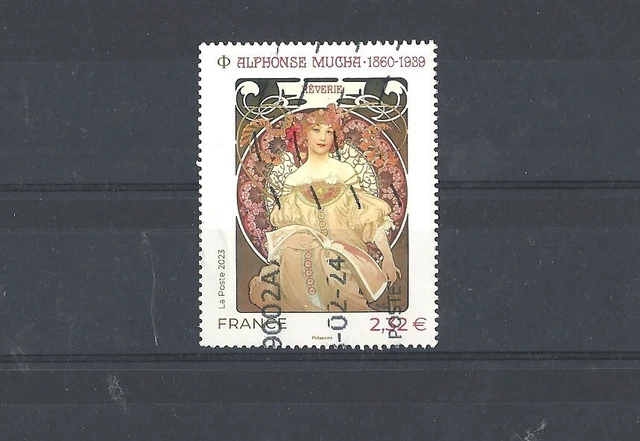 TIMBRE FRANCE OBLITERE 2023 Grand Format Alphonse Mucha EUR 1,50 ... TIMBRE FRANCE OBLITERE 2023 Grand Format Alphonse Mucha EUR 1,50 ...