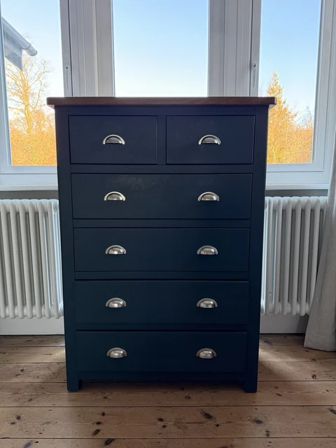 COTSWOLD COMPANY CHEST Of Drawers Westcote Blue £46.03 - PicClick UK