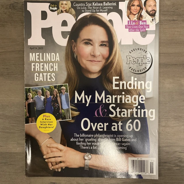 PEOPLE MAGAZINE APRIL 14th 2025 • Kelsea Ballerini • Melinda Gates • J ...