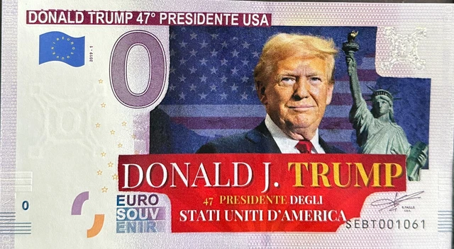TICKET COLOUR DONALD Trump 47° President USA 2025 Number Various £11.49 ...