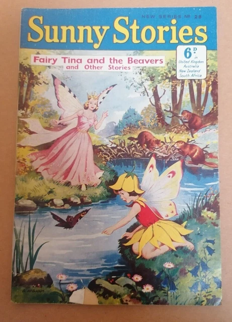 COMIC - VINTAGE British Post-War Comic Sunny Stories New Series 1958 ...