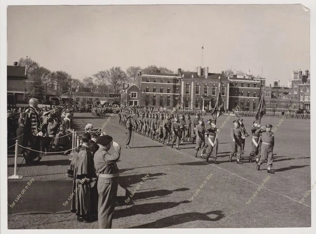 WW2 ERA PHOTO Honourable Artillery Company, Armoury House, VIPs Mayor ...