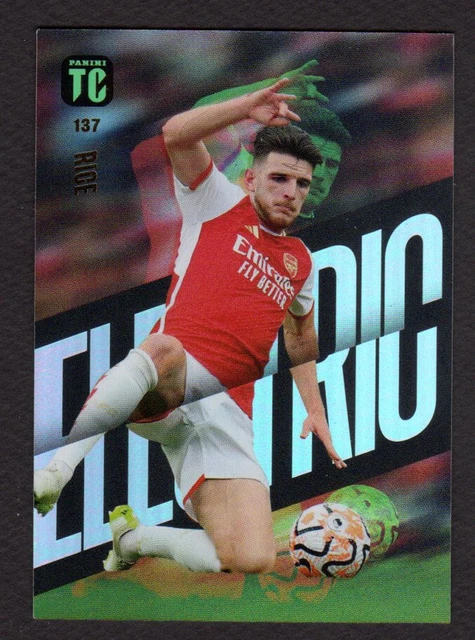 PANINI TOP CLASS 2024 Trading Cards Electric #137 Declan RICE Arsenal ...