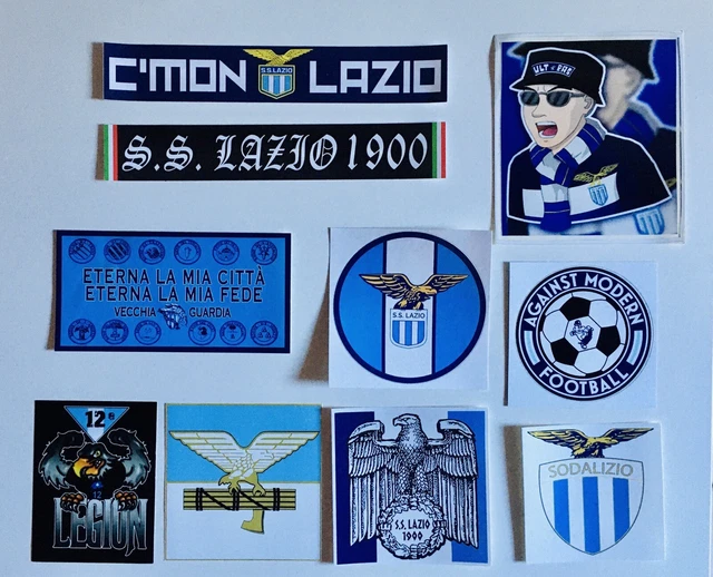 10 ADESIVI ULTRAS Lazio Irriducibili Curva Nord Ultras Stickers EUR 20 ...