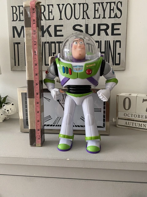 TOY STORY TALKING Buzz Lightyear 12” tall £12.00 - PicClick UK