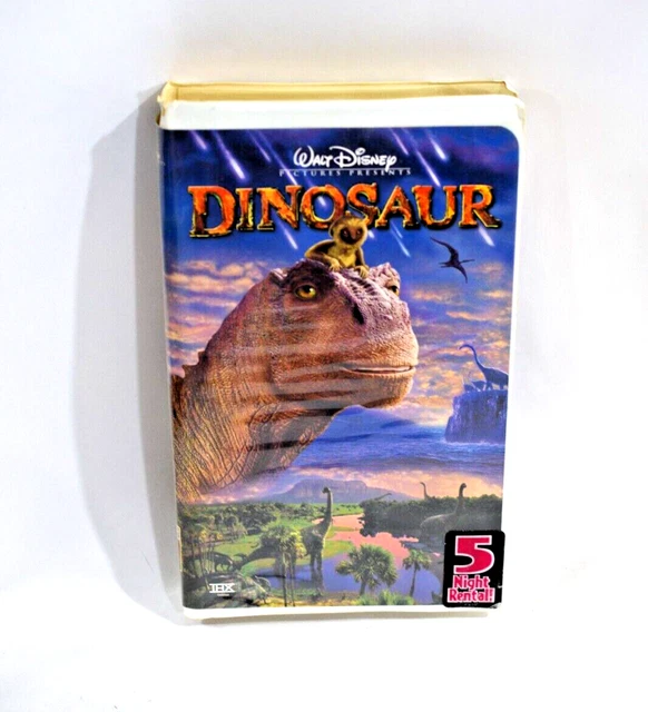 DINOSAUR VHS (2001) - Walt Disney Movie in Clamshell Case & Charlotte's ...