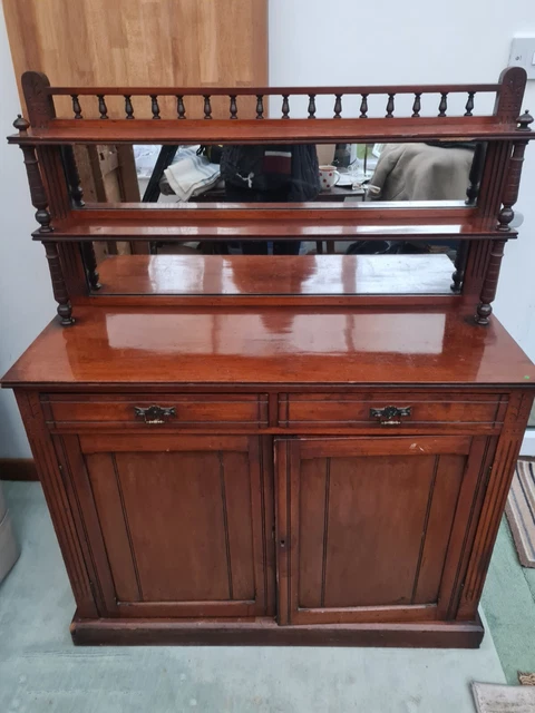 ANTIQUE SIDEBOARD CHIFFONIER Buffet Cabinet Possibly Rosewood ...