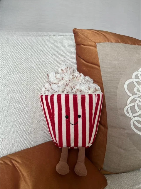 NEW 19CM JELLYCAT Amuseable Popcorn Plush Soft Toy for Kids and ...