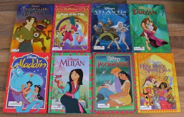 LADYBIRD BOOK, THE Hunchback Of Notre Dame, Aladdin, Atlantis, Mulan ...