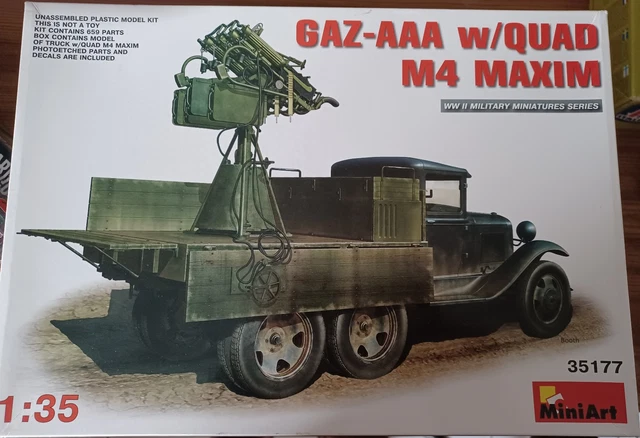 MINIART MA35177 1:35 GAZ-AAA w/Quad M4 Maxim EUR 35,00 - PicClick DE