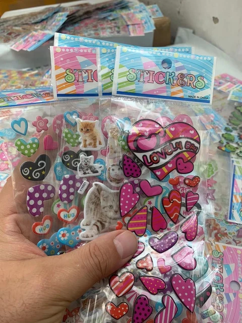 RANDOM 1 SHEET Stickers Teacher Rewards Kids Children Crafts Decals ...