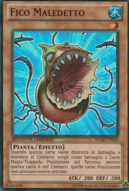 A3 - YU-GI-OH! FICO MALEDETTO - 1a Ed. Super Rara edizione Limitata £1. ...