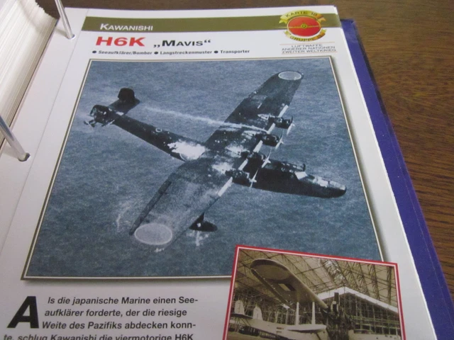 FASZINATION 13 18 Kawanishi H6K Mavis Seeaufklärer Bomber JApan EUR 4 ...