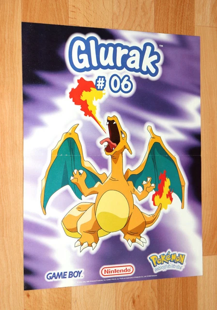 1999 NINTENDO POKÉMON Charizard pokemon Characters Game Boy Vintage ...