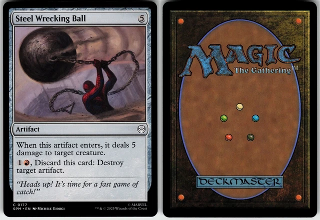 STEEL WRECKING BALL 177 Marvel's Spider-Man Common 2025 Lp $3.00 ...