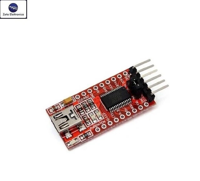 MODULO ADATTATORE SERIALE da USB a TTL 6 pin FTDI FT232RL con supporto ... MODULO ADATTATORE SERIALE da USB a TTL 6 pin FTDI FT232RL con supporto ...