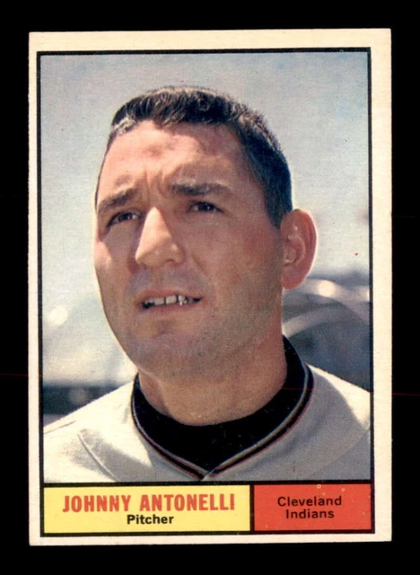 1961 TOPPS #115 Johnny Antonelli EXMT+ X2845534 EUR 6,60 - PicClick FR