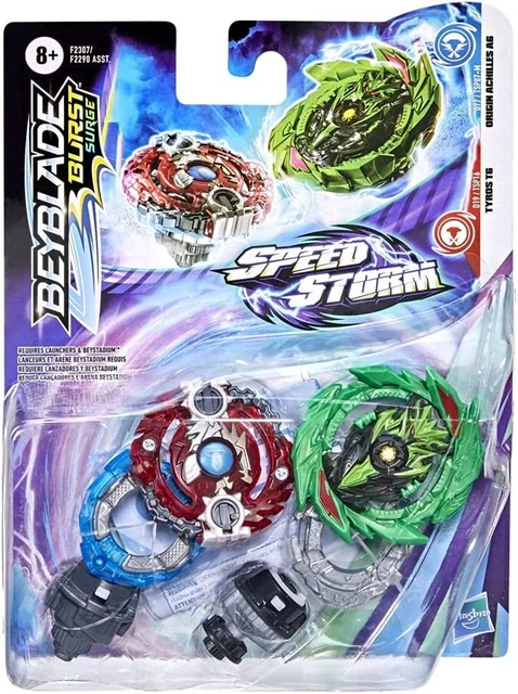 BEYBLADE BURST SURGE Speedstorm Dual Pack Original A6 and Tyros T6. £11 ...