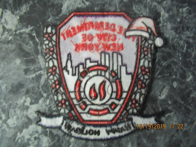 FDNY FIRE DEPARTMENT Christmas Patch For Display Only Last One $34.17 ...