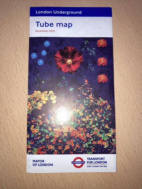 LONDON TUBE MAP. (. 2023. December. ) £1.50 - PicClick UK