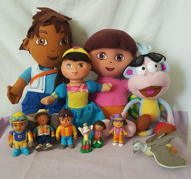 DORA THE EXPLORER Bulk Lot Go Diego Go Toys, 5 Dvd's, F Price Phone ...