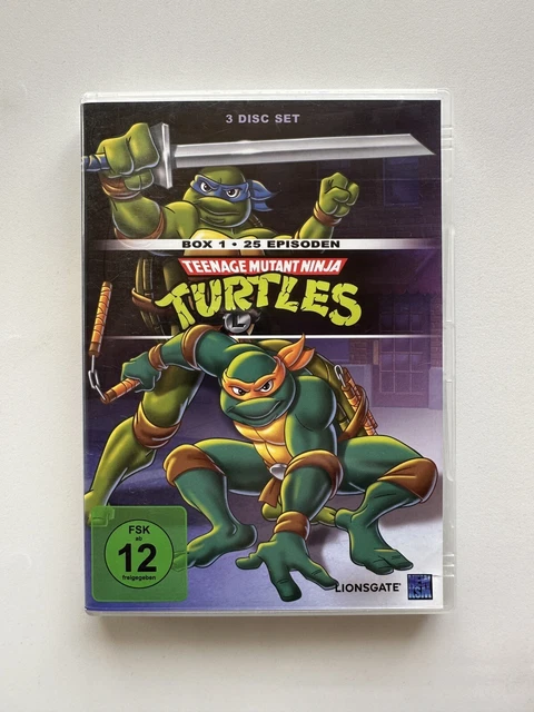 TMNT TEENAGE MUTANT Ninja Turtles Box 1 von 6 [25 Episoden auf 3 DVD's ...