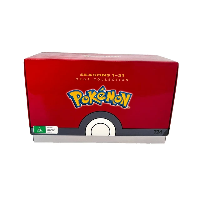 POKEMON SEASON 1-21 Mega Collection (Box Set Collection, DVD, 2019 ...