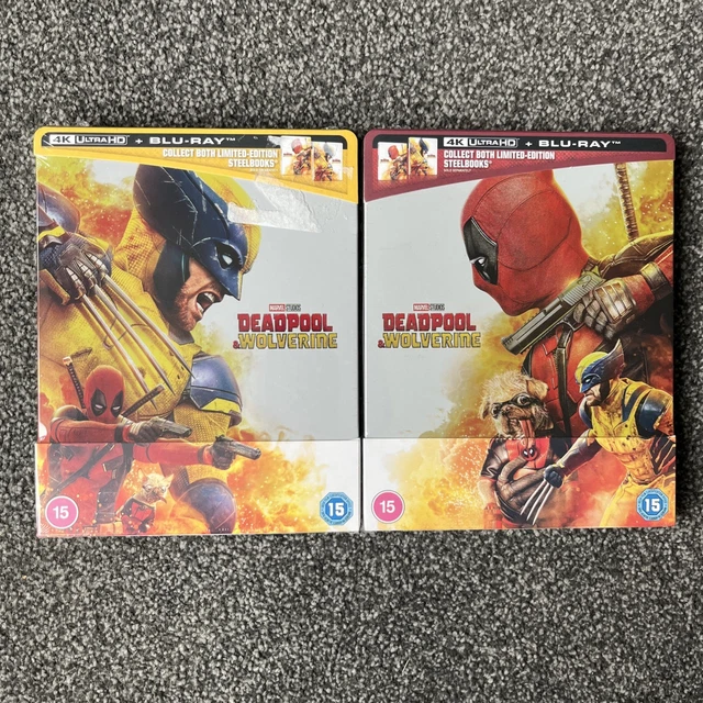 DEADPOOL & WOLVERINE Steelbook Limited Edition [15] 4K UHD both editions £68.32 - PicClick UK