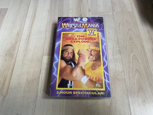 WWE / WWF Wrestlemania 5 VHS - Rare £6.00 - PicClick UK