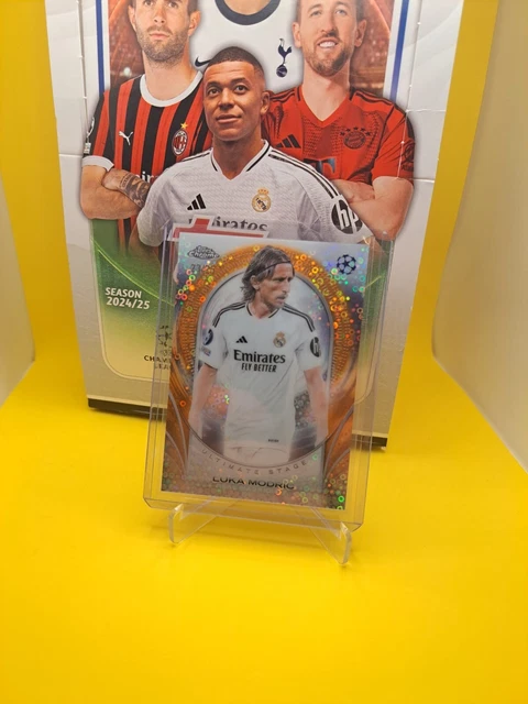 TOPPS UCC FLAGSHIP Edition 2024-25 Ultimate Stage Luka Modric / 25 Real ...